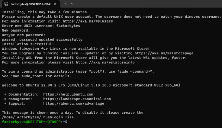 Enable Windows Subsystem for Linux (WSL2) on Windows 11 – FactorBytes
